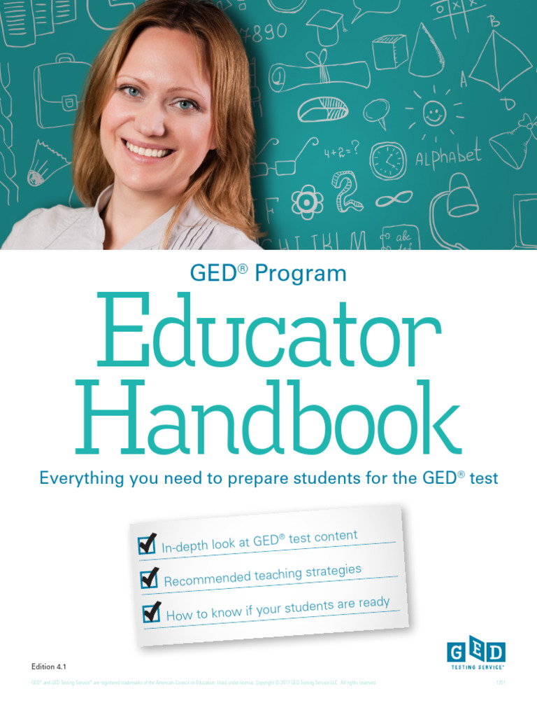 GED Educator - Handbook | PDF | General Educational Development
