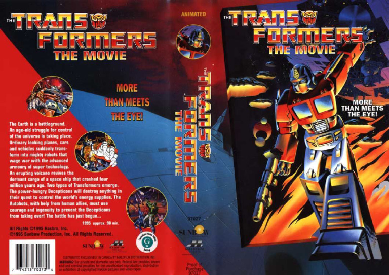 Transformers 1986 VHS | PDF