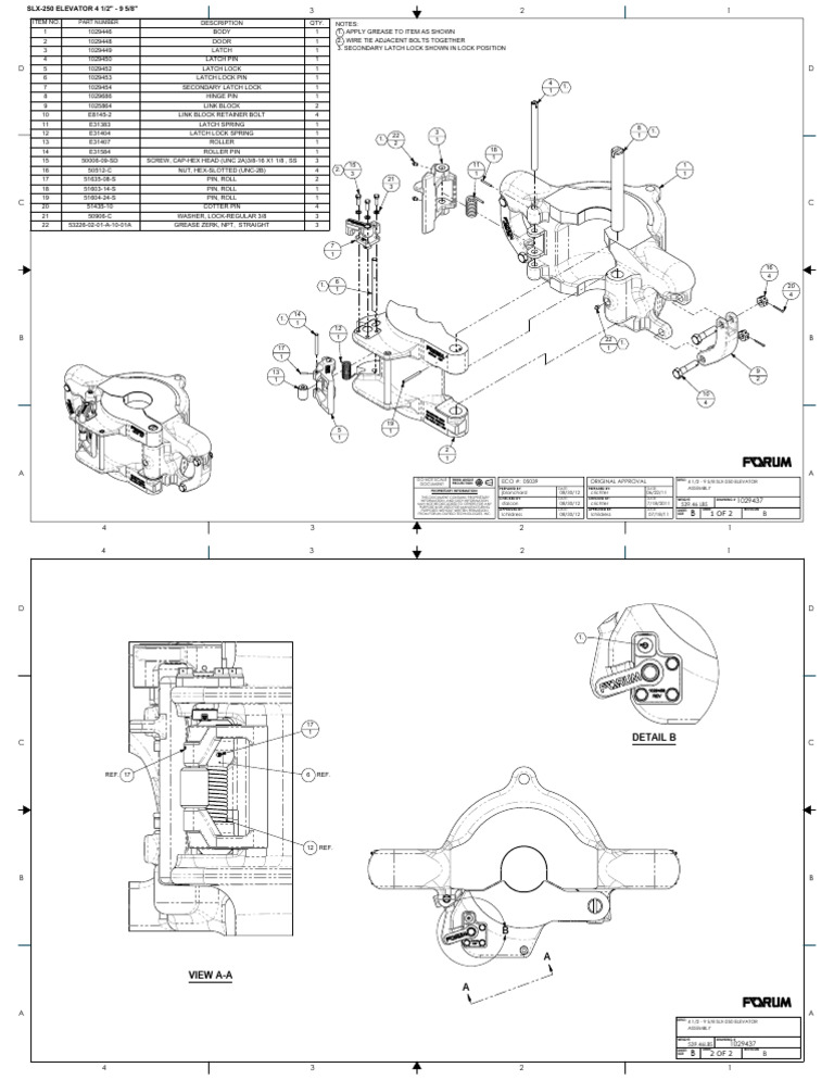 SLX-250 Elevator Assembly Guide | PDF