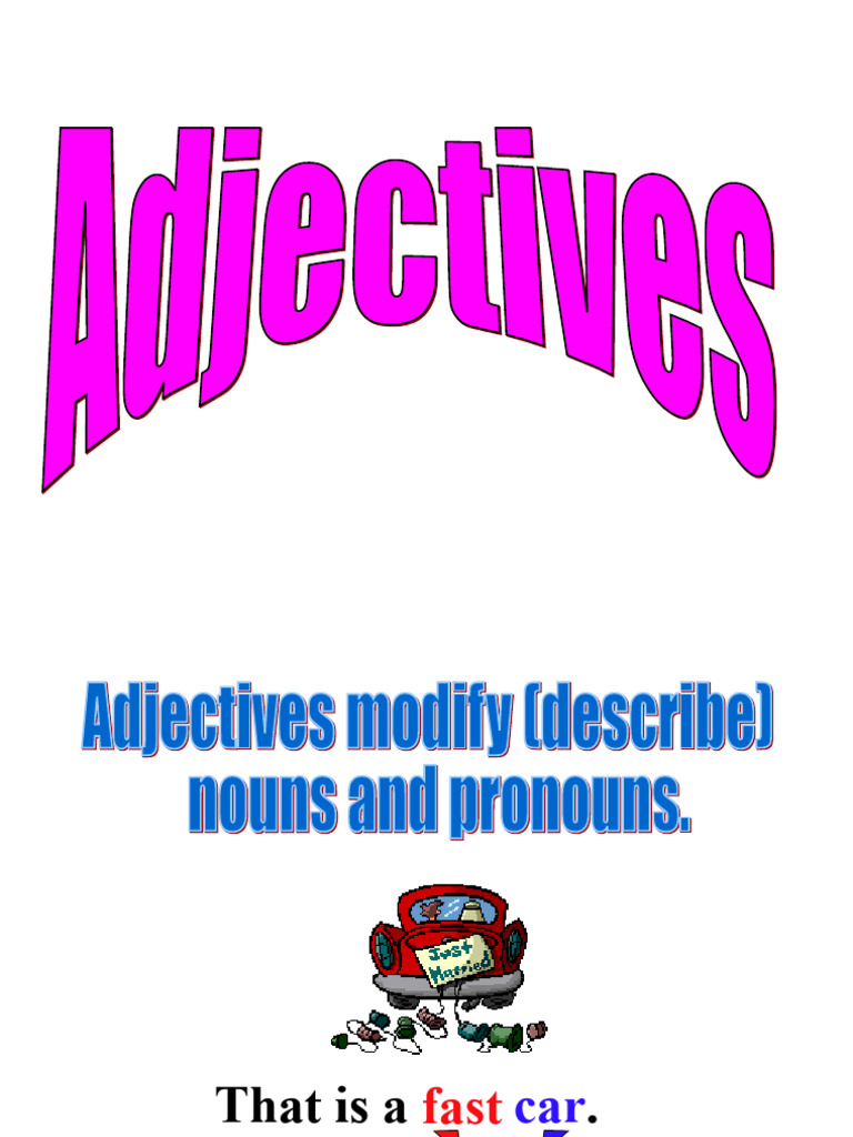 Adjectives Review | PDF | Adjective | Noun