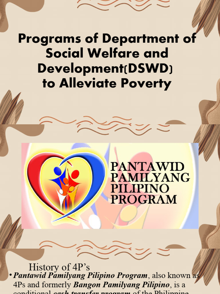 DSWD Programs | PDF | Pregnancy | Disability