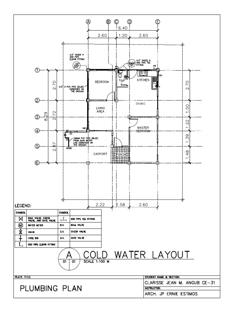 Cold Water Layout | PDF