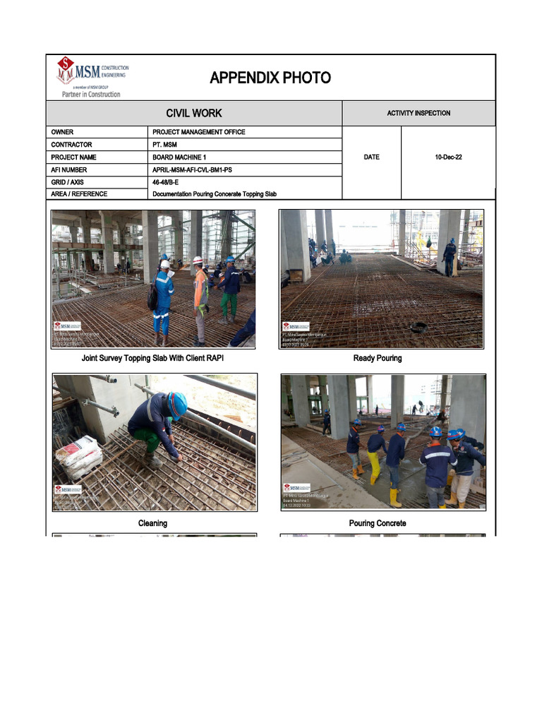 APPENDIX Topping Slab 04 Desember 2022 46-48 B-E | PDF | Structural ...