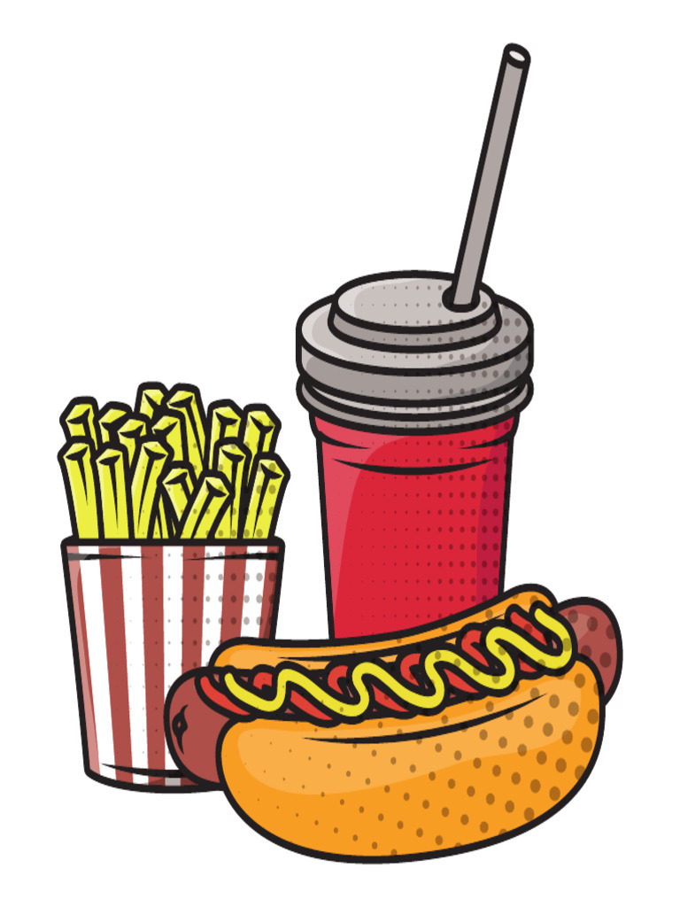 Perro Papas y Gaseosa en Vector | PDF