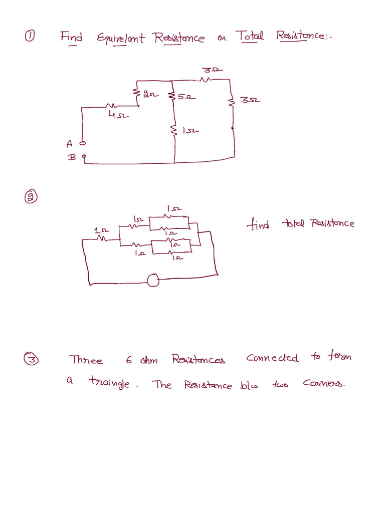 Series Parallel Mcqs | PDF