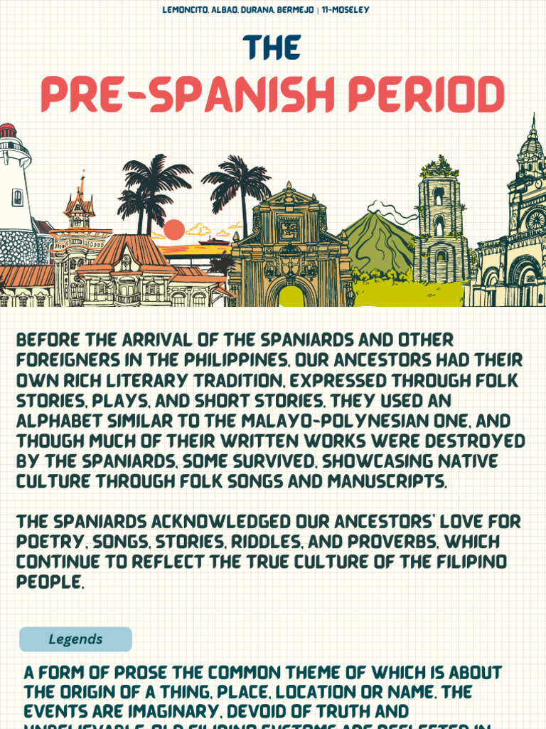 Pre Spanish | PDF | Poetry | Epic Poetry