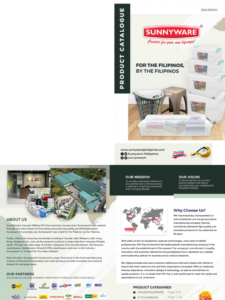 Sunnyware Catalogue 2024 | PDF