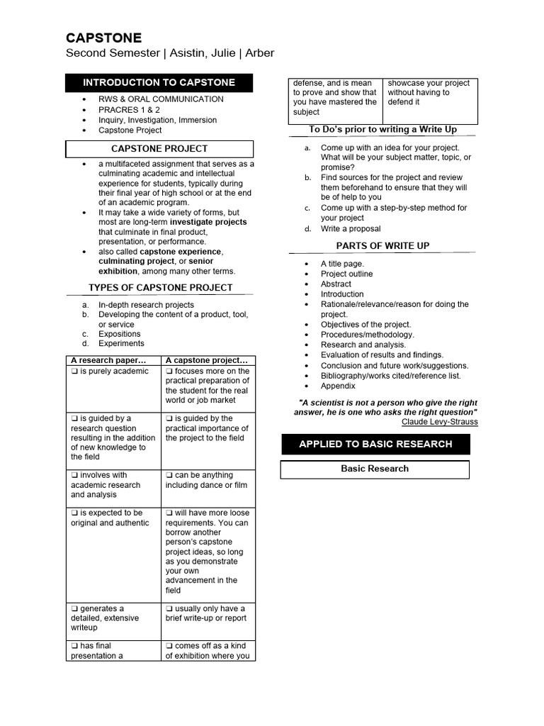 Asistin Capstone Reviewer | PDF | Basic Research | Knowledge