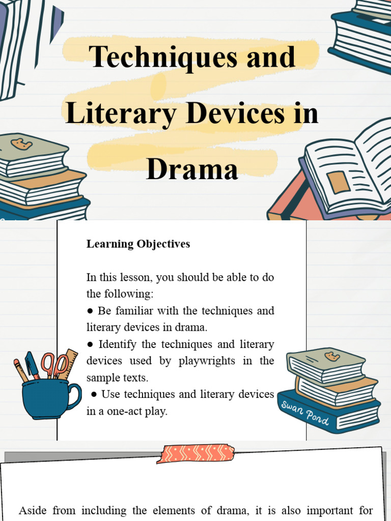 Grade 12 Techniques and Literary Devices in Drama | PDF | Plot ...