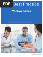 Yellow Fever Overview and Vaccination Guide | PDF | Yellow Fever | Vaccines