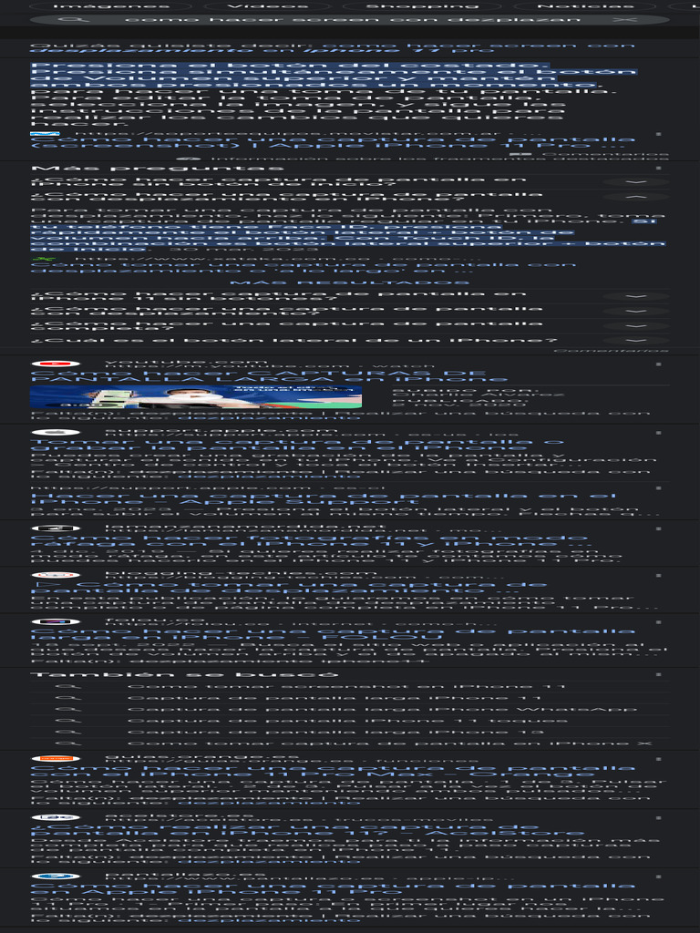 Como Hacer Screen Con Dezplazamiento en Iphone11 2 | PDF | Yo telefono ...