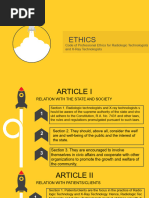 Philippine Code of Ethics For Radiologic Technologists | PDF ...