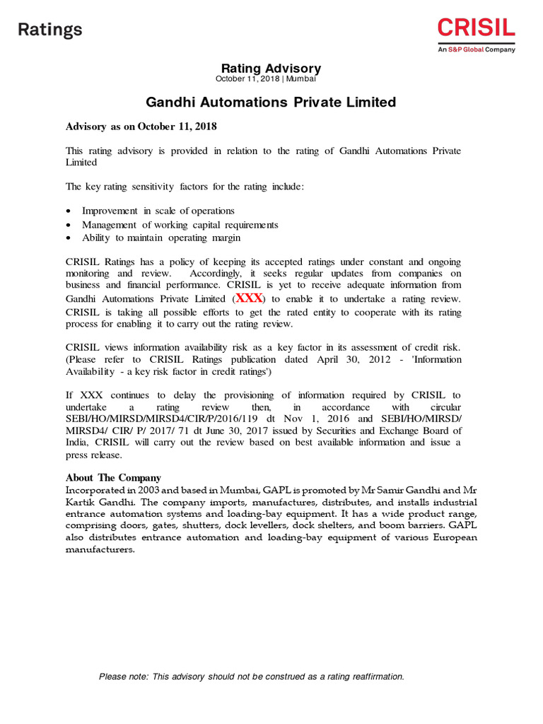 Gandhi Automations Private Limited RR | PDF | Damages | Debt