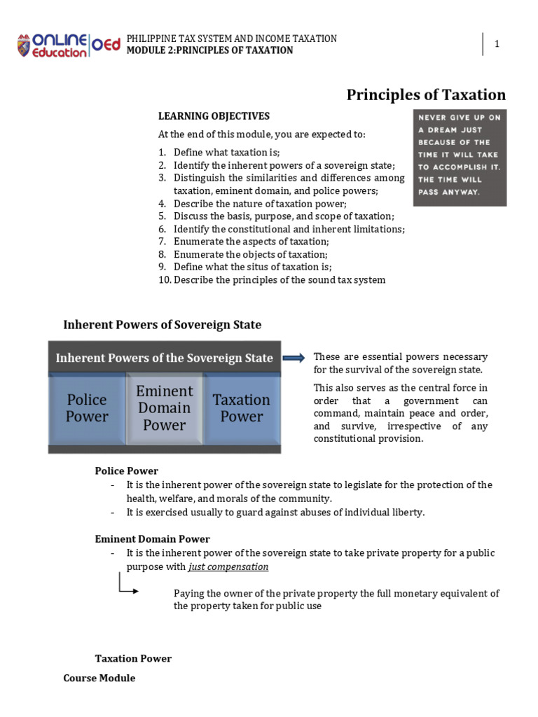 Income Taxation Week 2 | PDF | Taxes | Taxation In The United States