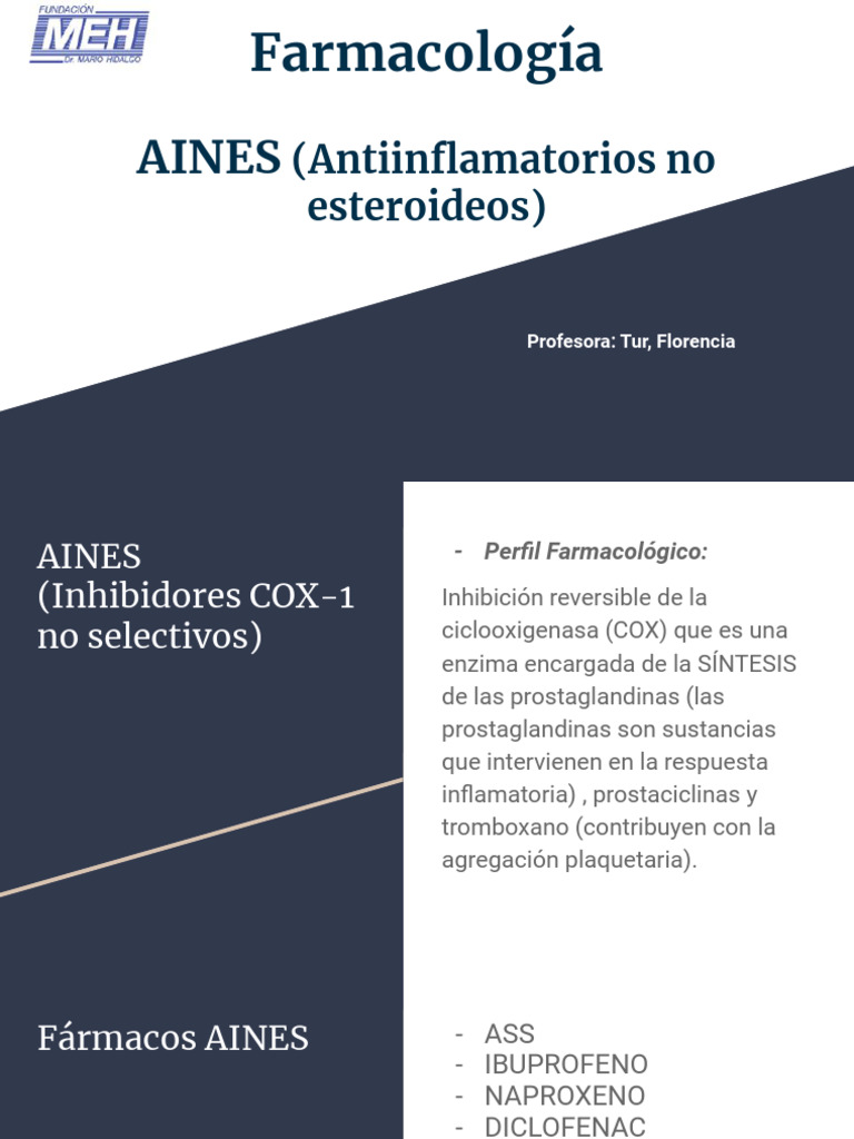Aines y No Aines | Descargar gratis PDF | Droga anti-inflamatoria libre ...