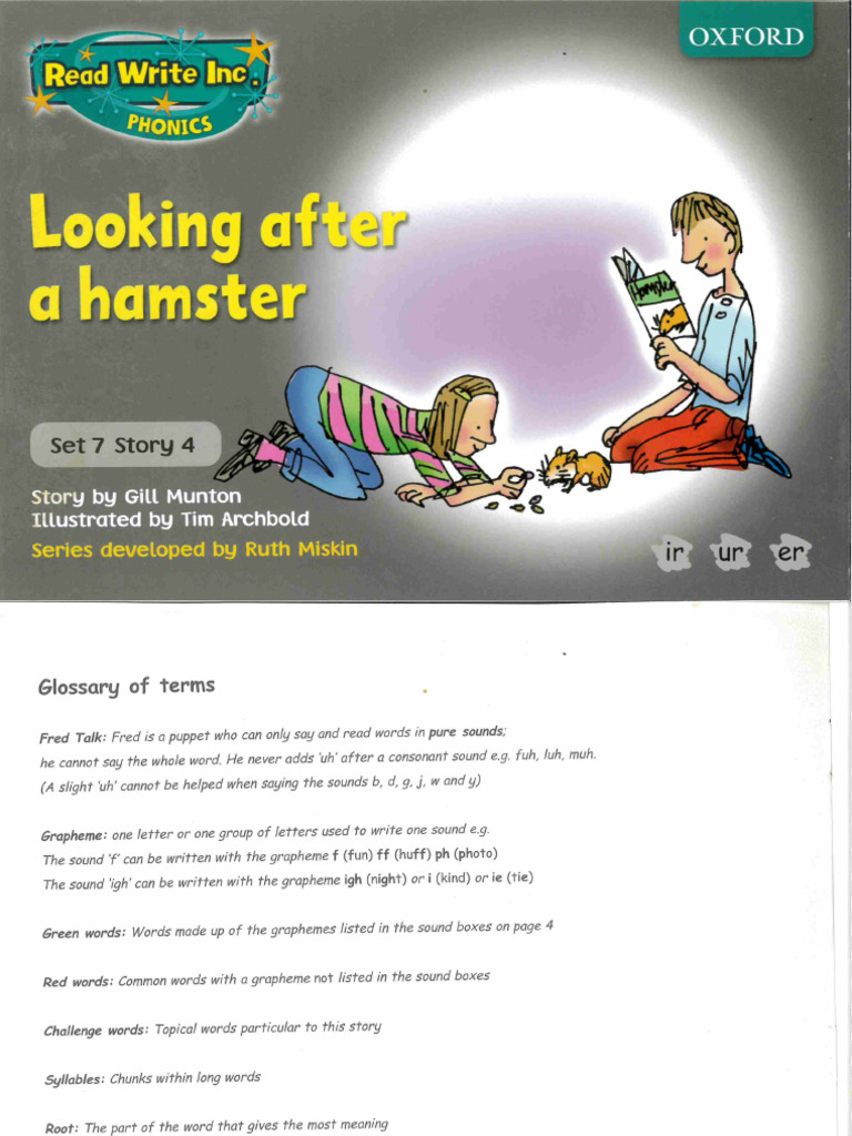 Looking After A Hamster | PDF