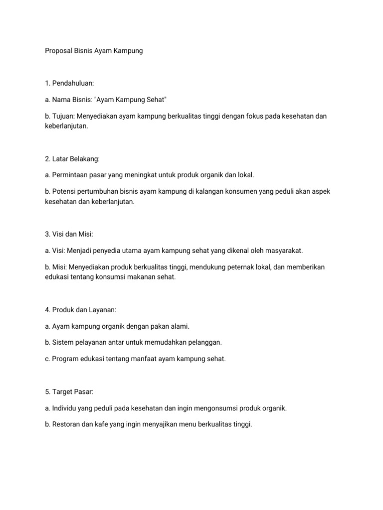 Proposal Bisnis-WPS Office | PDF
