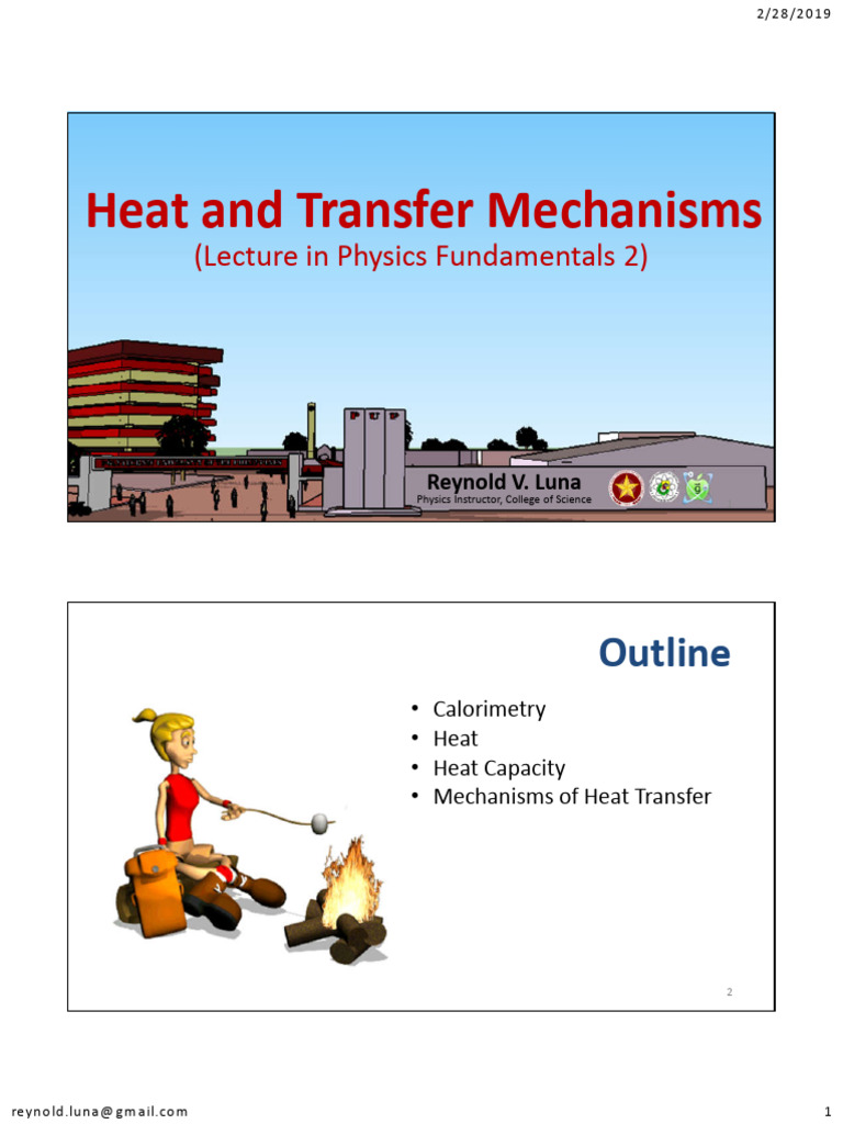 Heat and Transfer Mechanisms | PDF