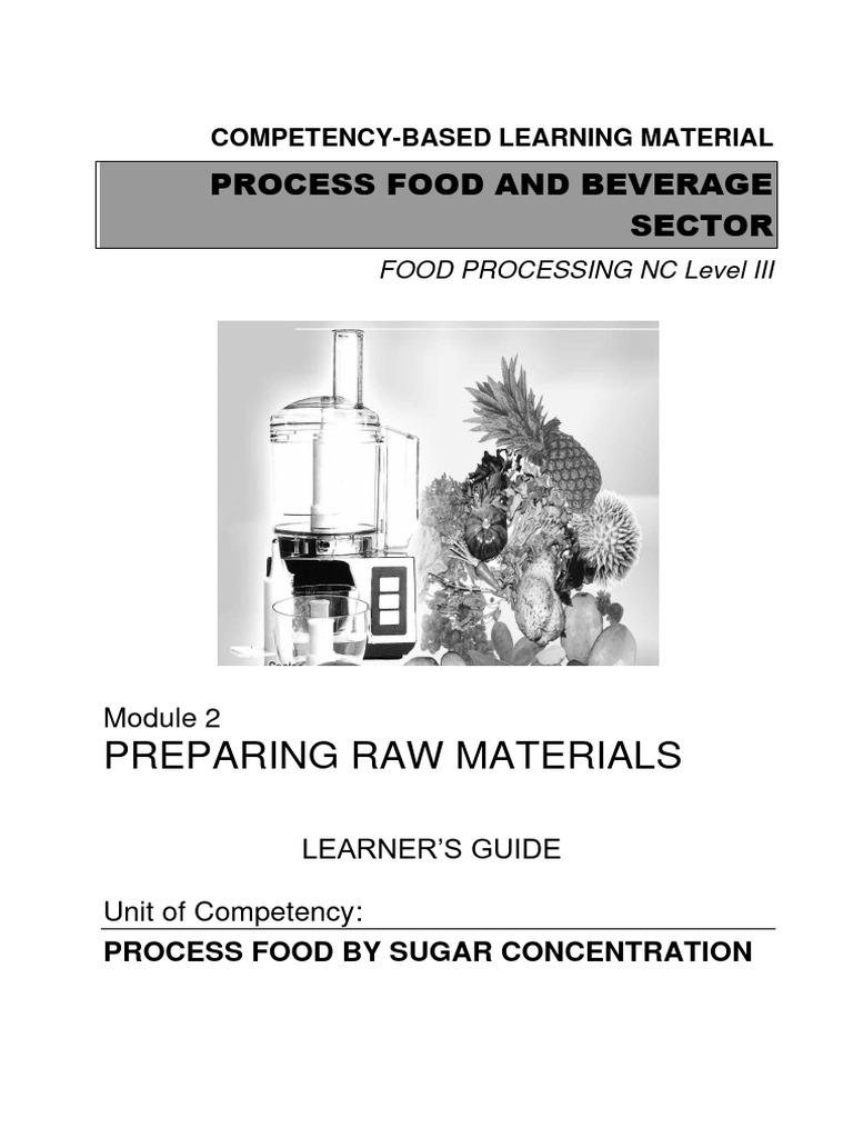 Sugar Concentration in Food Processing | PDF | Fruit Preserves | Sucrose