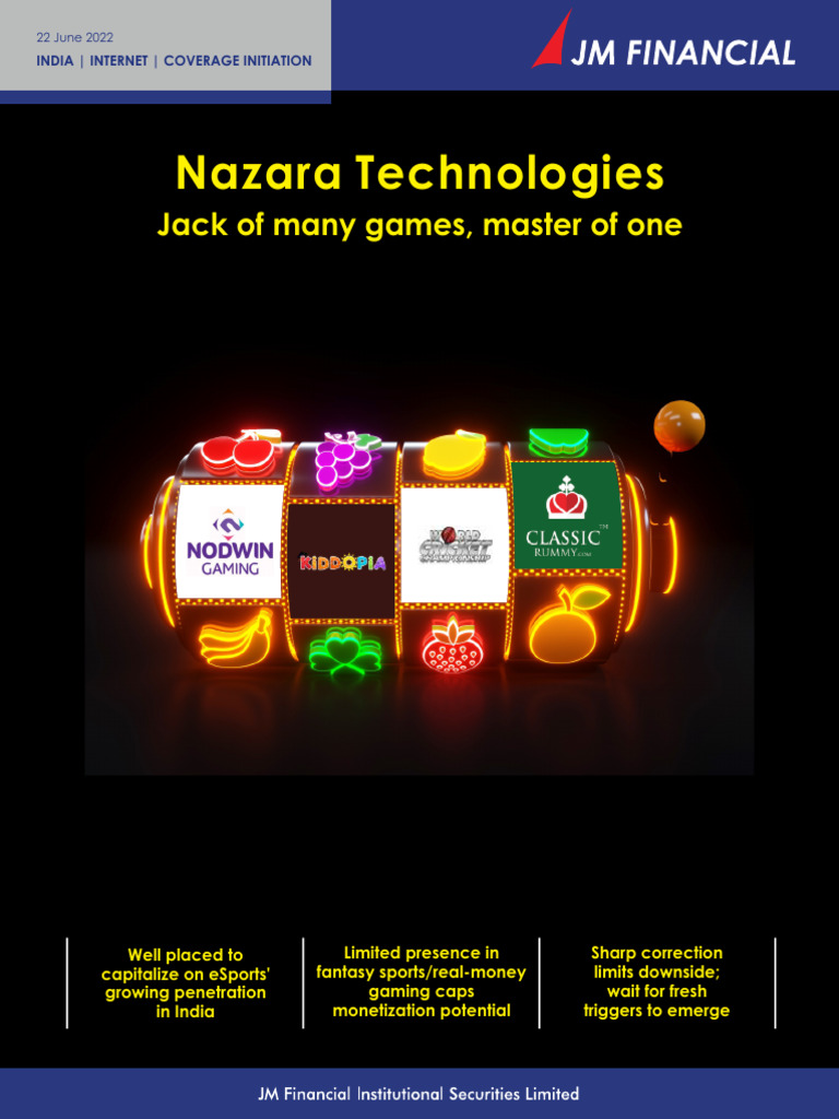 (JMFL) Nazara IC 220622 | PDF | Mergers And Acquisitions | Valuation ...