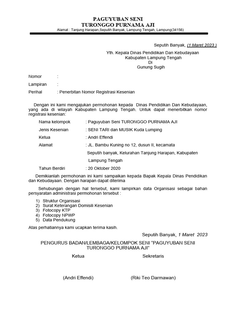 Berita Acara Purnama Aji | PDF