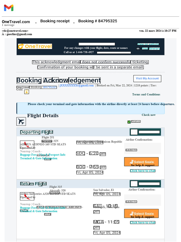 Gmail - OneTravel - Com - Jackson Jean Jacques - Booking Receipt - Booking # 84795 | PDF ...
