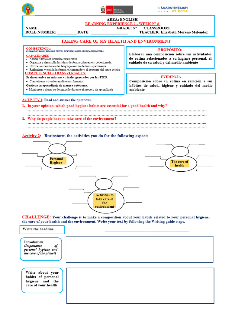 Week 8 - Worksheet Writing | PDF | Essays