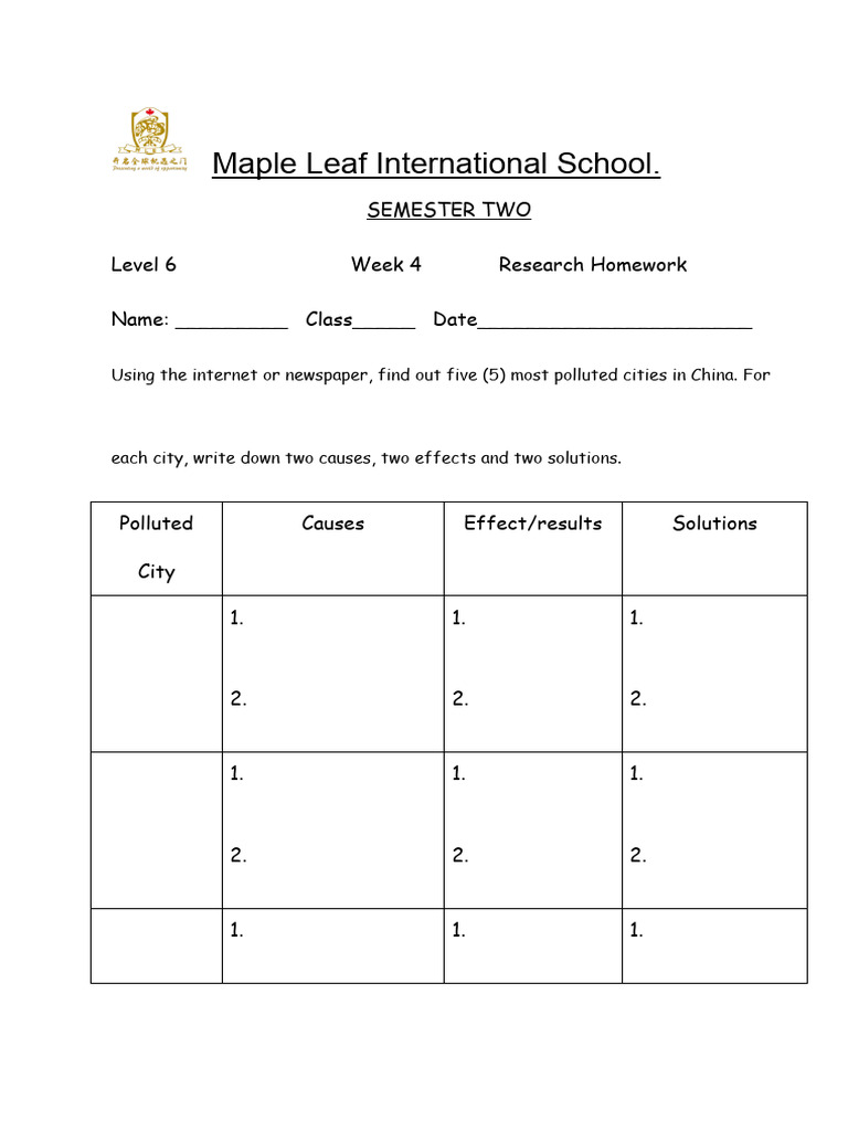 Weekend Homework | PDF