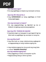 Ang Pagiging Makatao | PDF