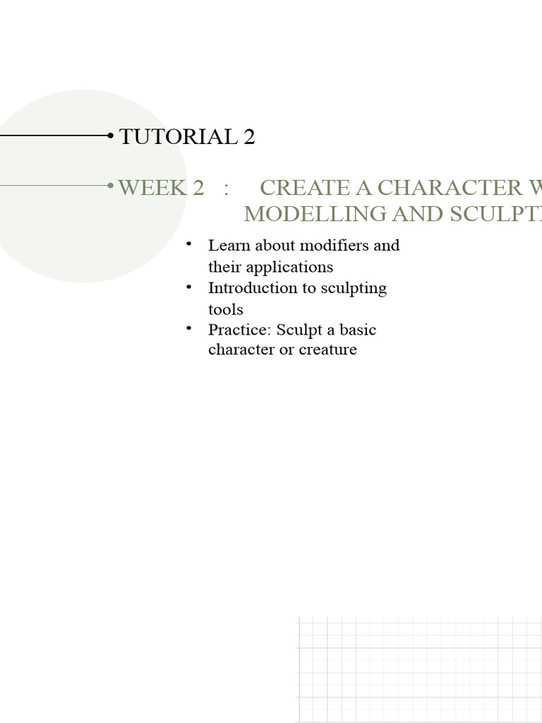 Week 2 Tutorial | PDF | Blender (Software) | Texture Mapping