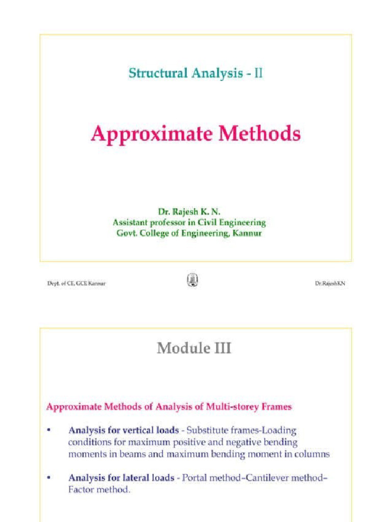 Approximate Methods | PDF
