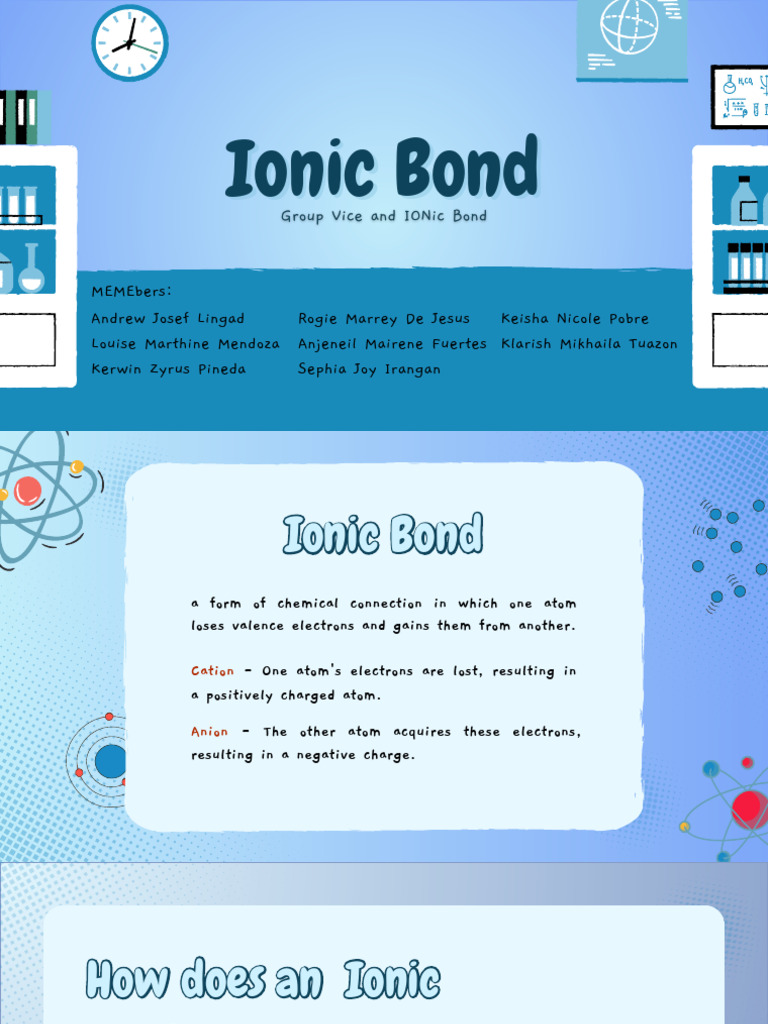 Ionic Bonding 1 | PDF