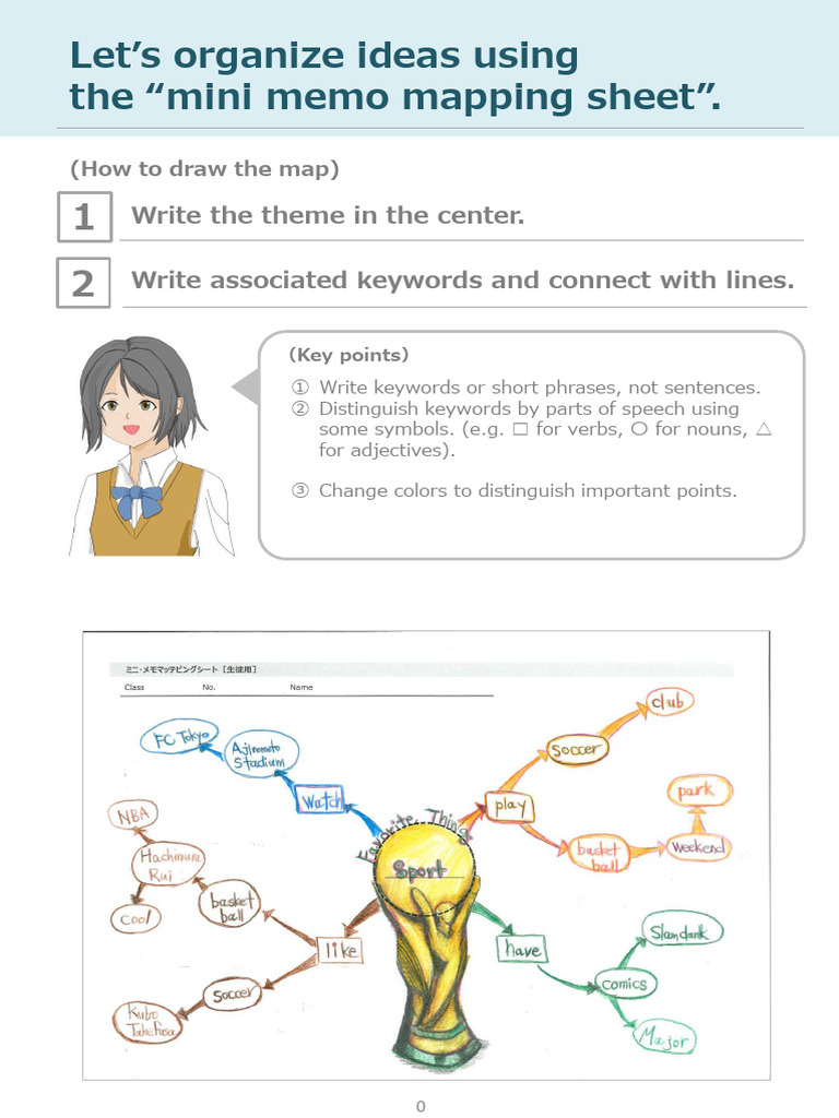 For STs - Mini Memo Mapping Sheet | PDF