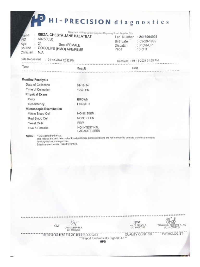 Medical Requirements | PDF