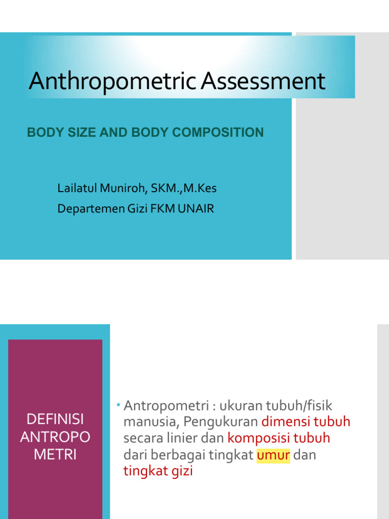 TM 2 - PSG ANTRO Body Size Body Composition - Compressed | PDF