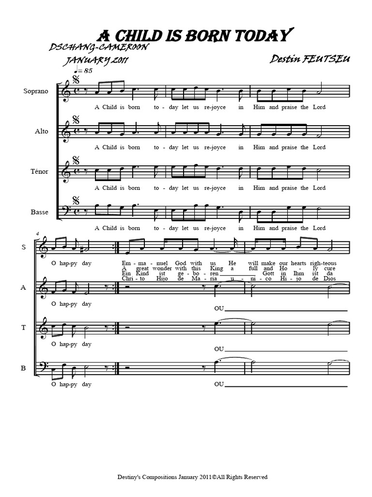 A Child is Born Today | PDF
