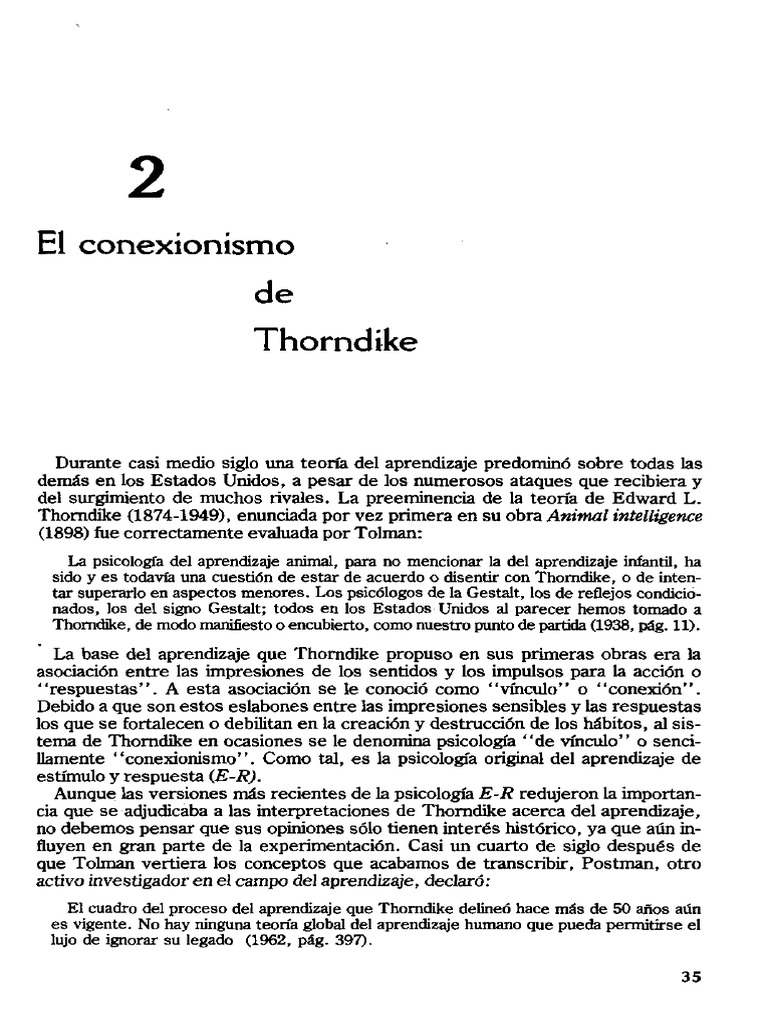 Thorndike | PDF