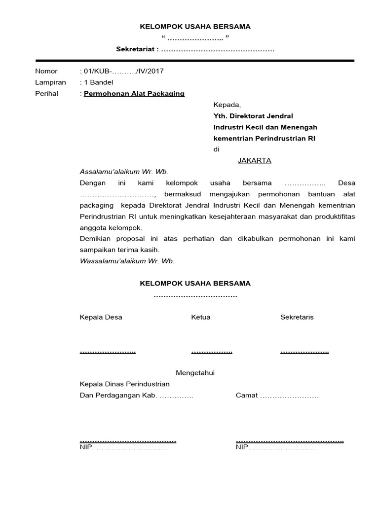 Proposal Mesin Packaging | PDF