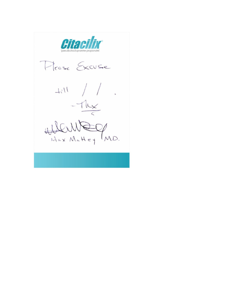 Handwritten Note | PDF