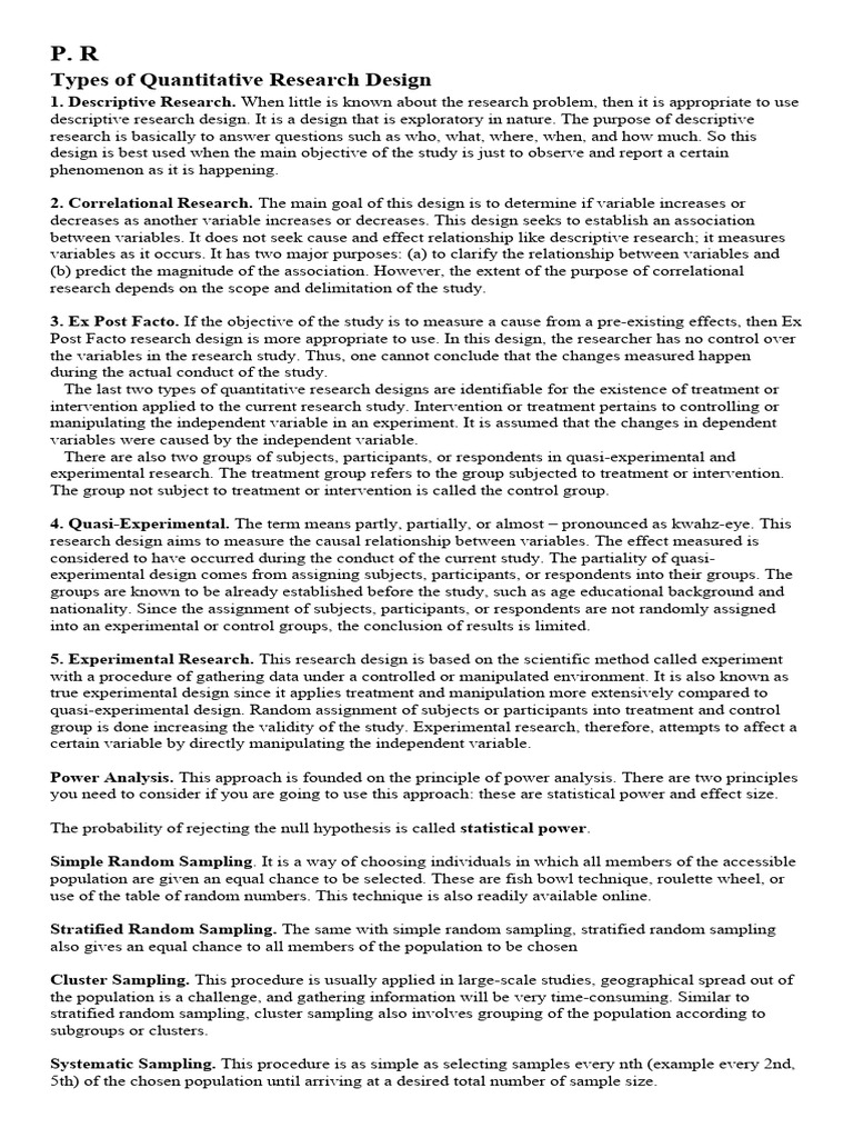 Research Report Reviewer | PDF | Sampling (Statistics) | Validity ...