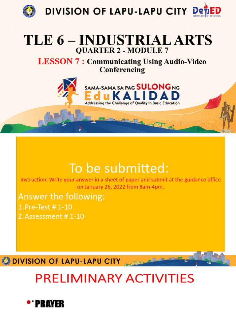 Audio-Video Conferencing in TLE 6 | PDF | Technology & Engineering