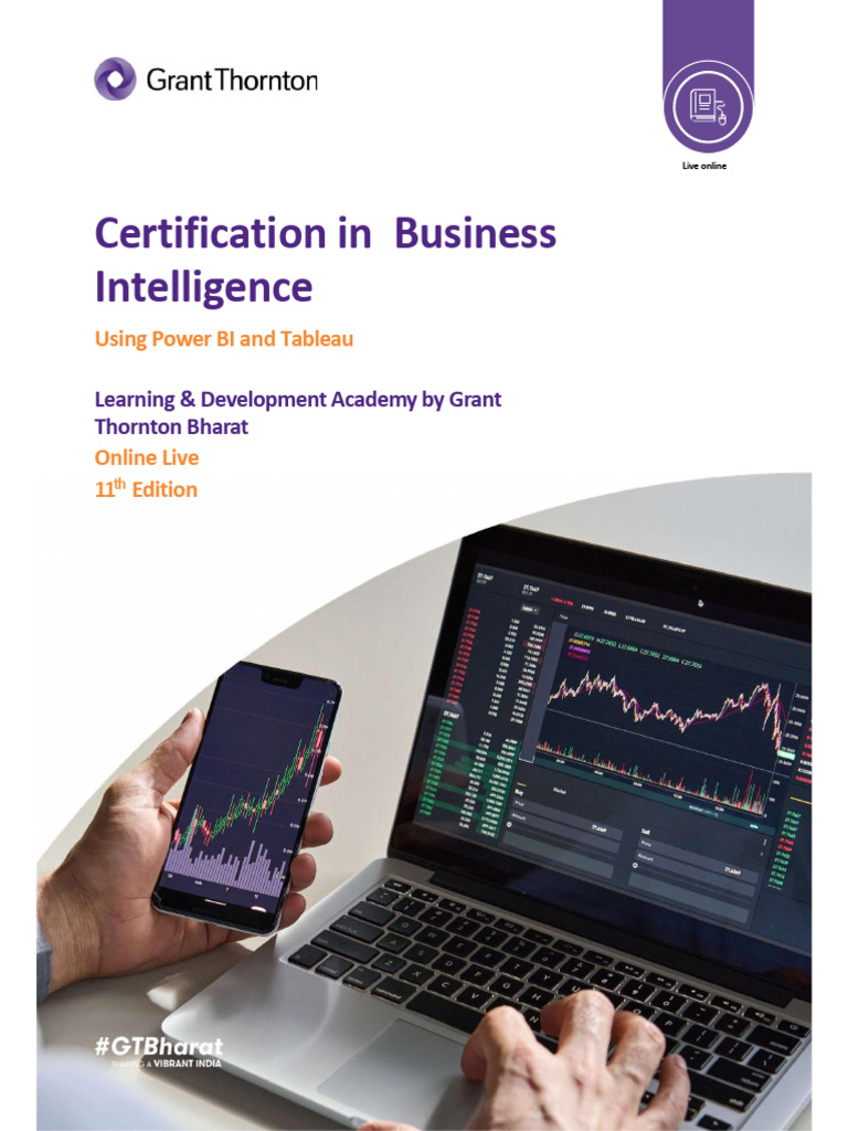 Business Intelligence Certification: Power BI & Tableau | PDF ...