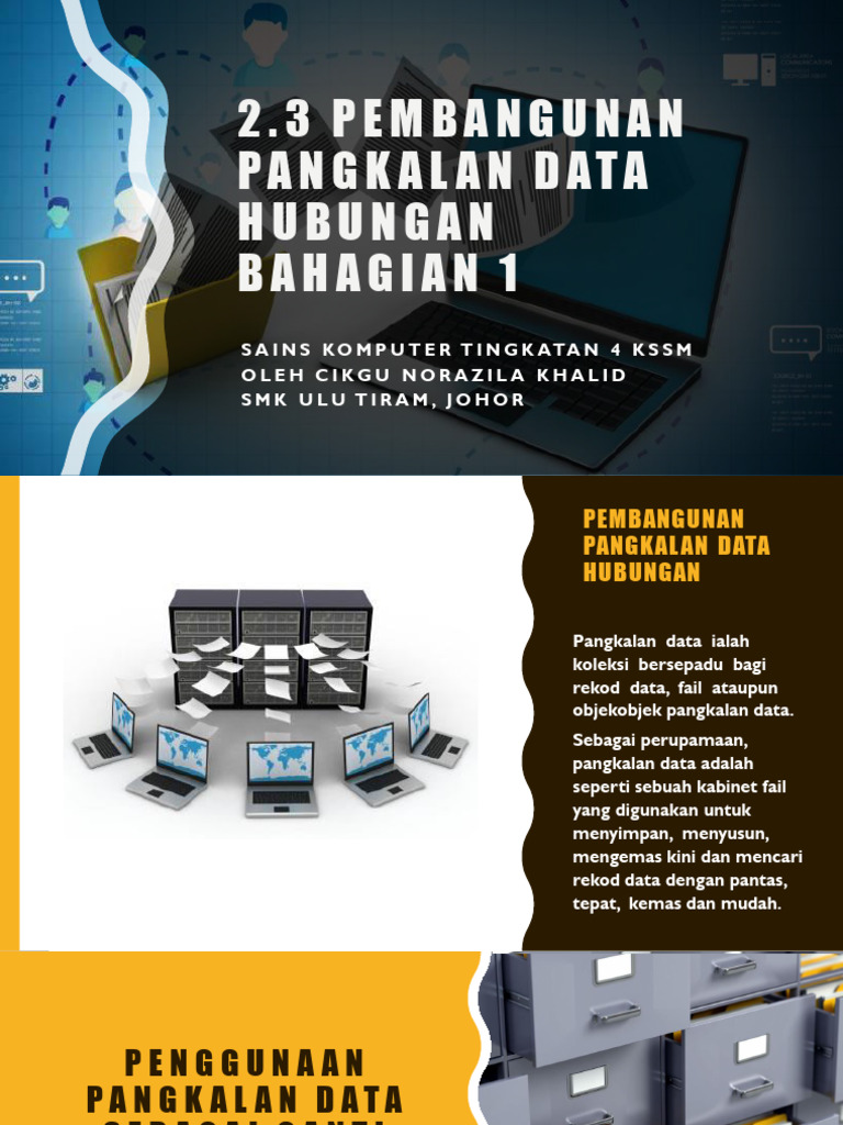SK T4 KSSM P1 Bab 2 s2 3 Pembangunan Pangkalan Data Hubungan Zila | PDF