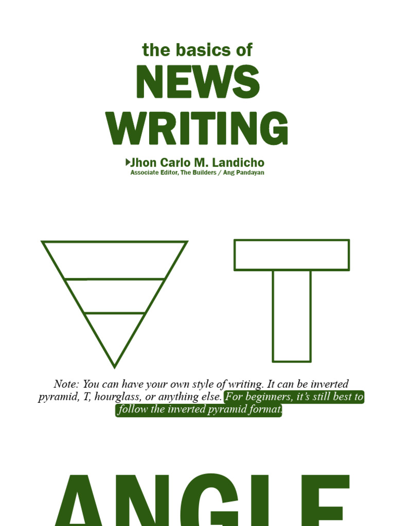 Basics of News Writing | PDF | Philippines