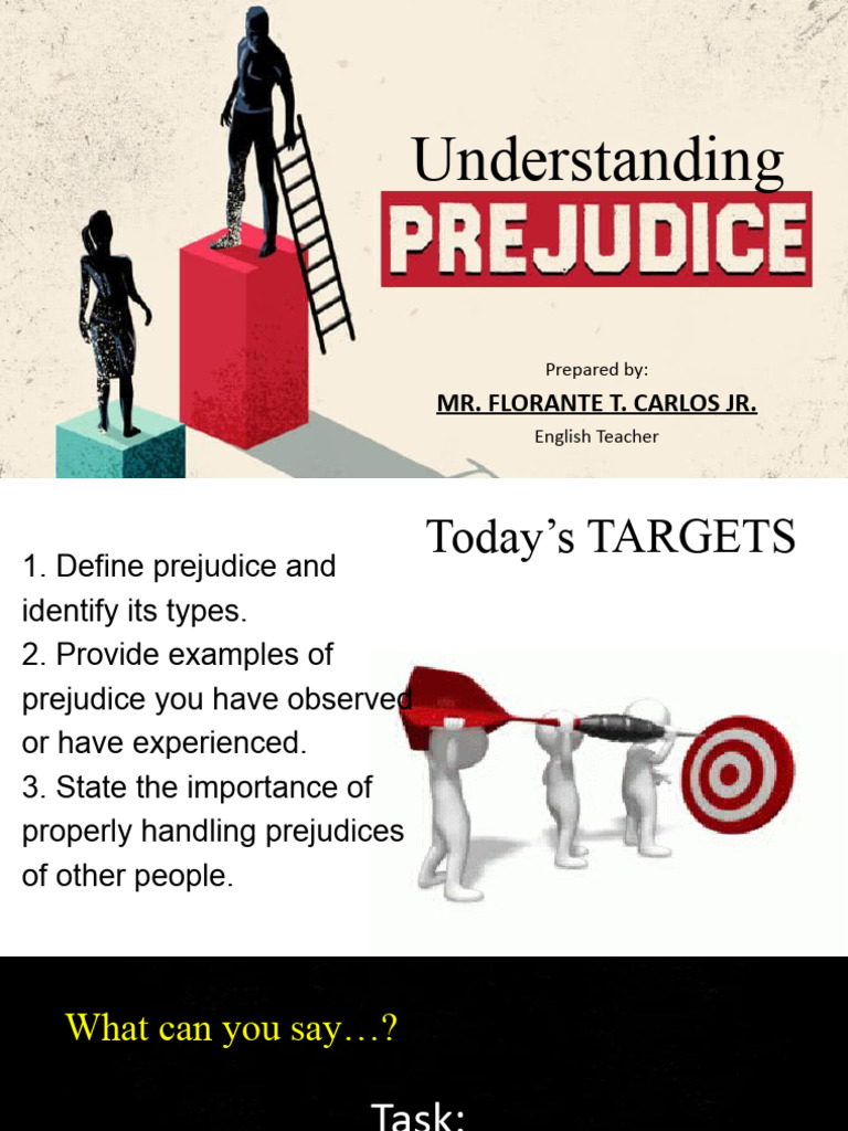 Understanding and Handling Prejudice | PDF | Prejudices | Homophobia