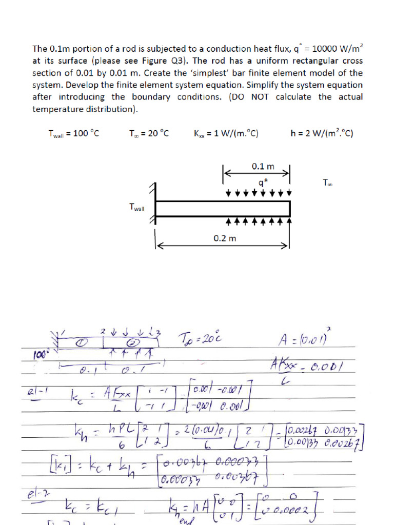 Heat Transfer - Example 1 | PDF