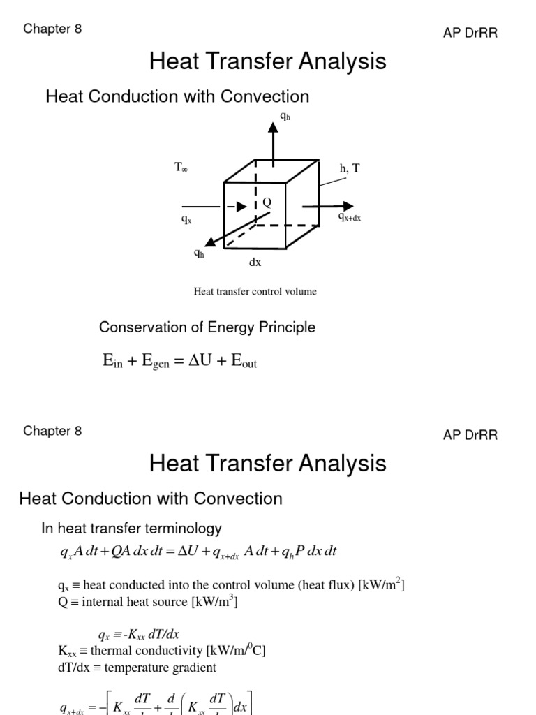 Heat Transfer with Convection Analysis | PDF