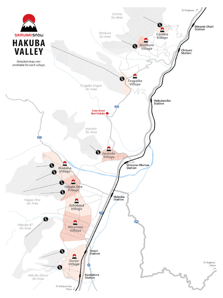 Hakuba Valley Shuttle Bus Map 2018-19 | PDF