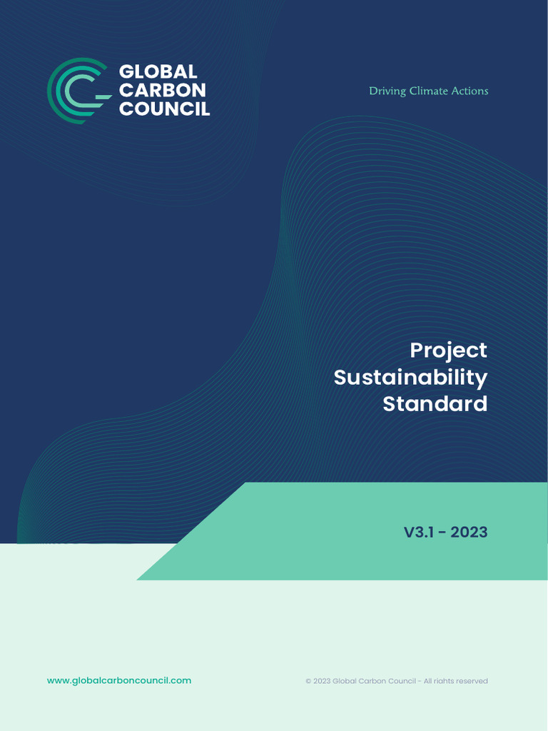 Project-Sustainability-Standard V3.1 | PDF | Sustainability | Natural ...