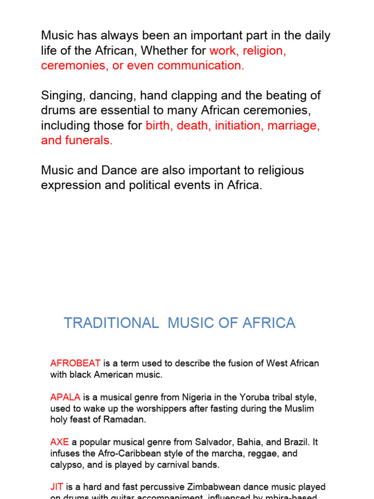 Vocal Forms in African Music | PDF | Soul Music | Blues